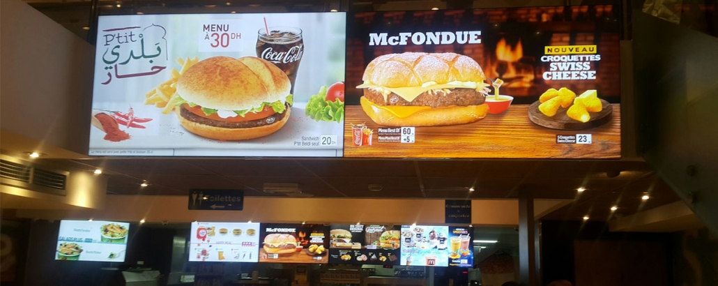 How to choose the best lcd monitor for your digital menu board - Fengshi