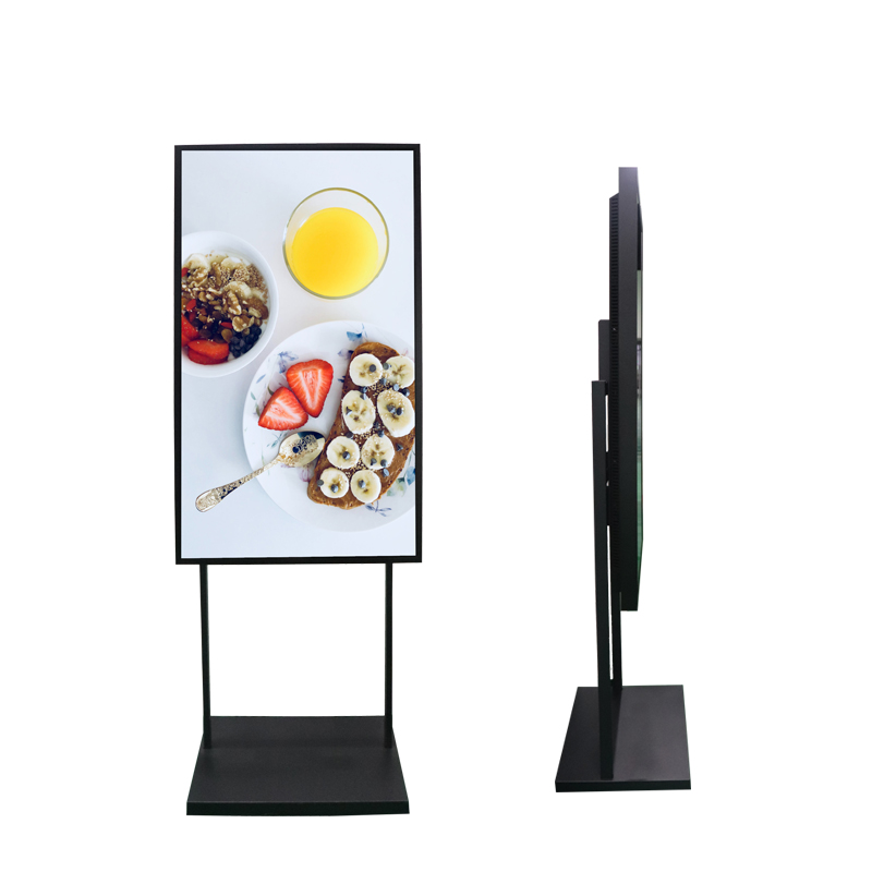 49inch Ultra-thin design indoor floor standing digital indoor lcd ...