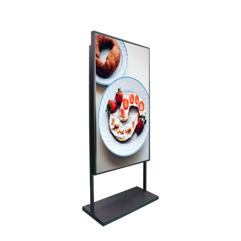 Customized Brightness 1500~5000cd/m 55inch Advertising Push LCD Display ...