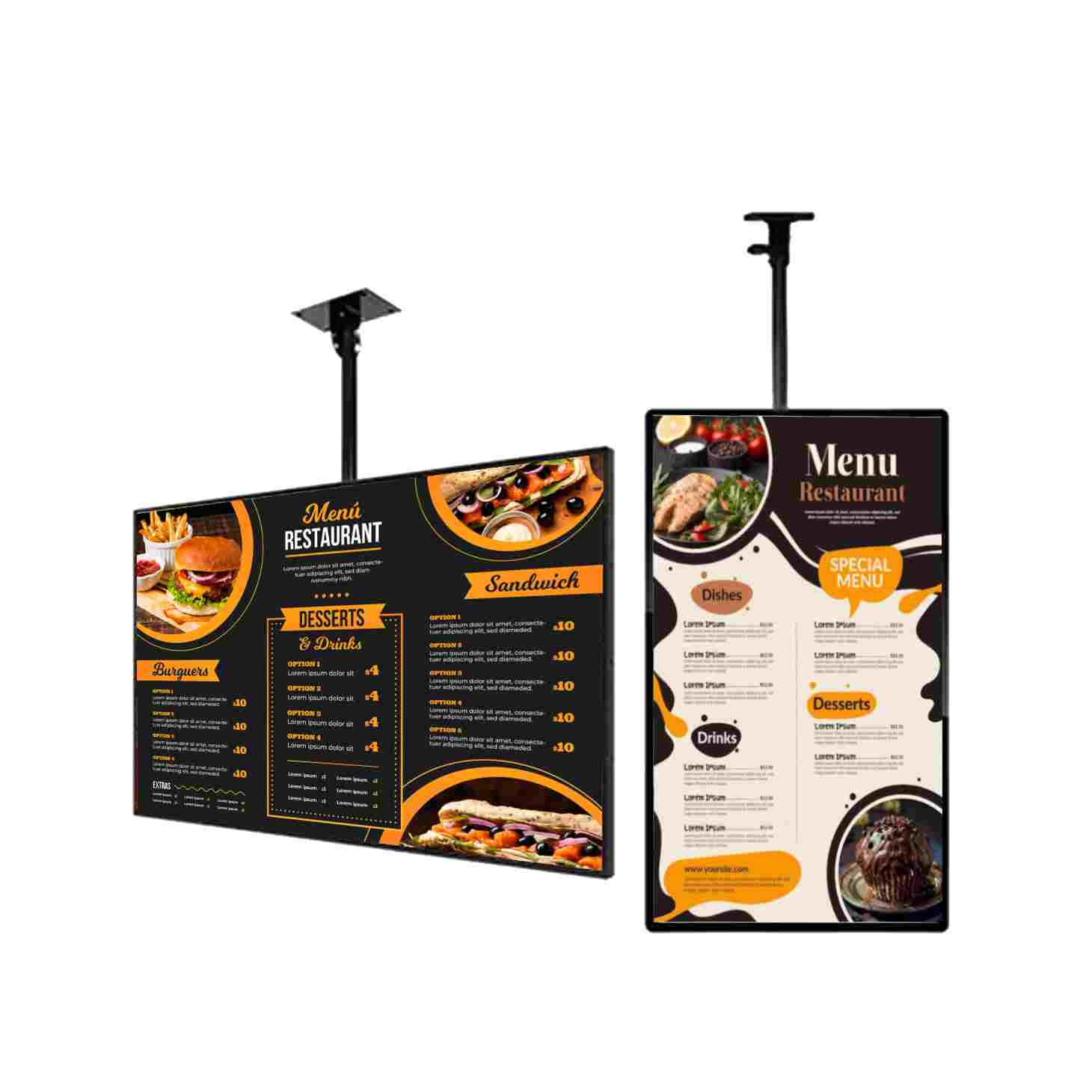 32inch Indoor Restaurant Digital Menu Board FSHD320-E - Fengshi