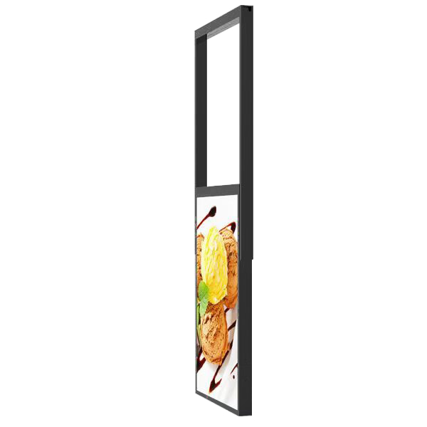 Retail Store Indoor 49Inch Window Double Sided Advertising Push LCD ...