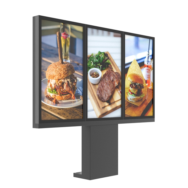 Outdoor Waterproof Drive Thru Digital Menu Board LCD Display - Fengshi